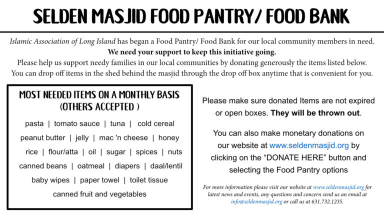 Services | Islamic Association of Long Island, Selden NY – Just another ...